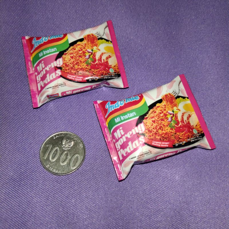 Jual Magnet Kulkas Bentuk Snack Miniatur - Indomie Goreng Pedas ...