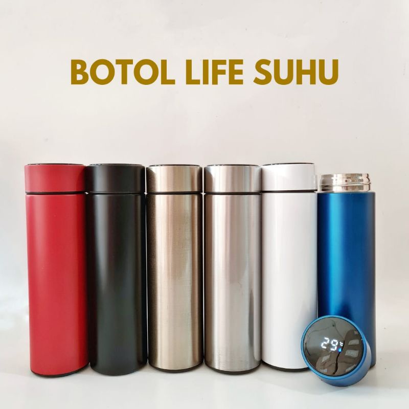 Jual Tumbler LED suhu glossy temperatur stainless vacum panas dan ...