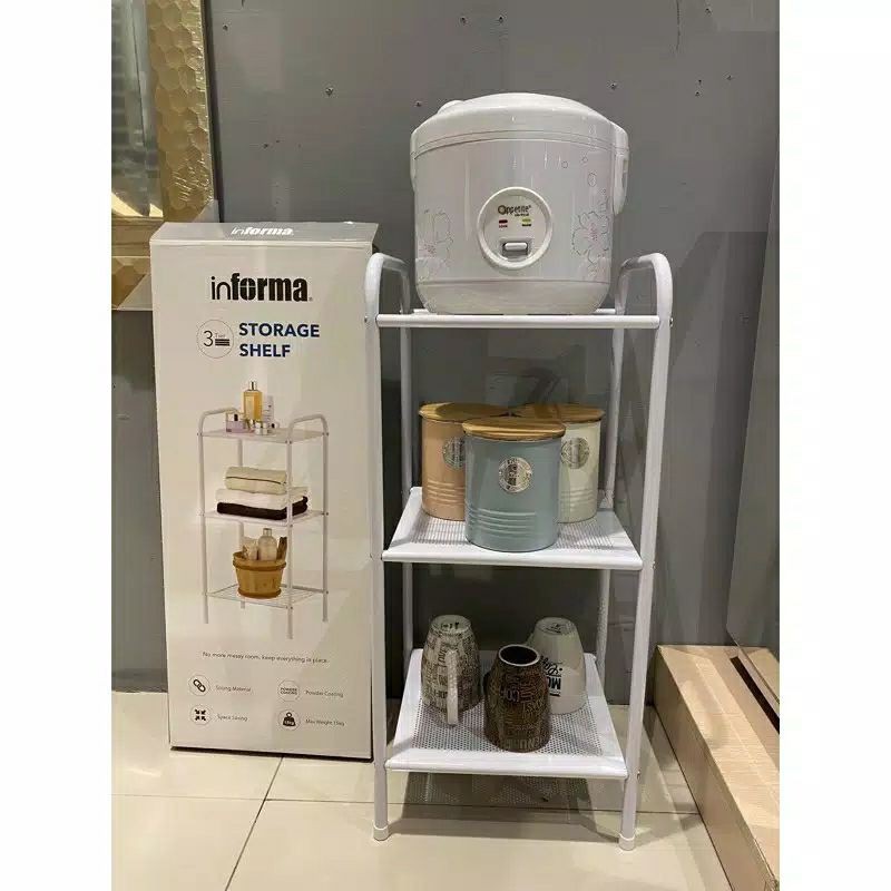 Jual Rak besi rice cooker minimalis 3 Tingkat Informa Indonesia|Shopee ...