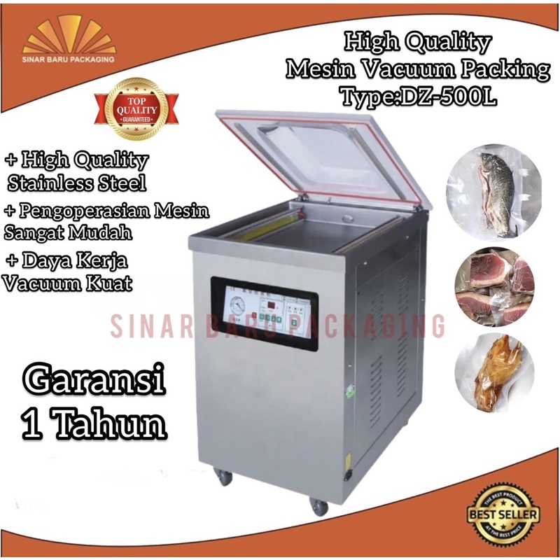 Jual Mesin vacuum sealer High Quality DZ-500L/Vacuum Pack Makanan ...