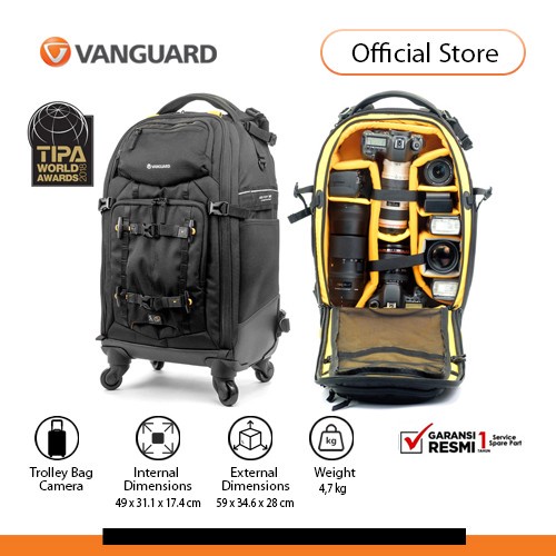 Jual Vanguard Alta Fly 58T Trolley Roller Bag Camera - Tas Kamera ...