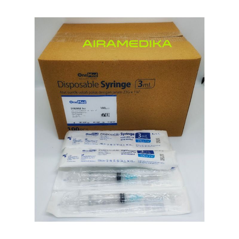 Jual Disposable Syringe Onemed Harga Per Pcs | Shopee Indonesia