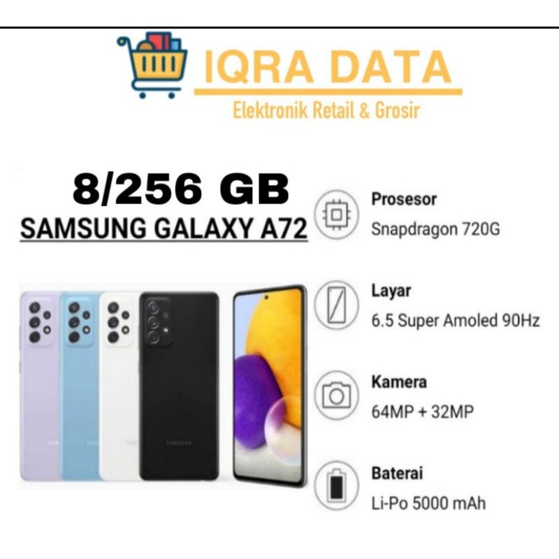 Jual Samsung Galaxy A72 Ram 8/128GB 8 128 GB Garansi Resmi | Shopee ...
