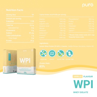 Jual PURO ISOPRO Whey Protein Isolate WPI 90 92 300gr Indonesia|Shopee ...