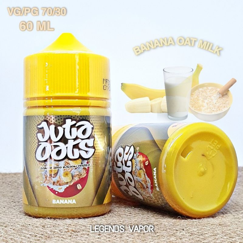 Jual FREEBASE - JUTA OATS Banana Oat Milk 60ML AUTHENTIC | Shopee Indonesia