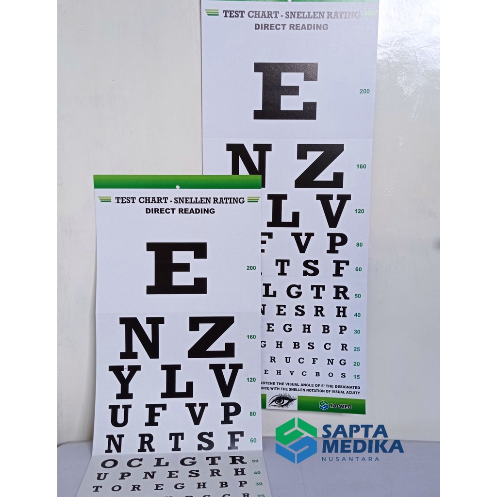Jual Snellen Chart / Poster Tes Mata huruf Indonesia|Shopee Indonesia