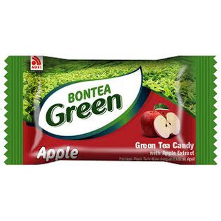 Jual Bontea Green Candy Rasa Apel Permen Teh 135 gr - 50 pcs | Shopee ...