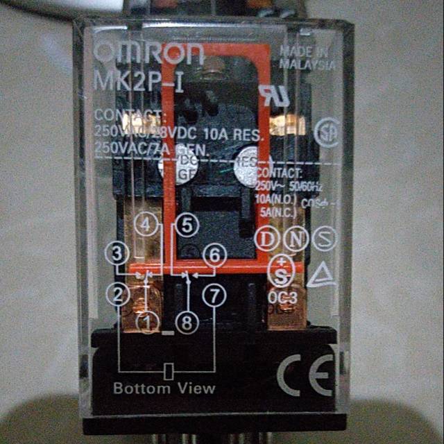 Jual Relay MK2P OMRON 220V Relay OMRON 8 Pin elektronik | Shopee Indonesia