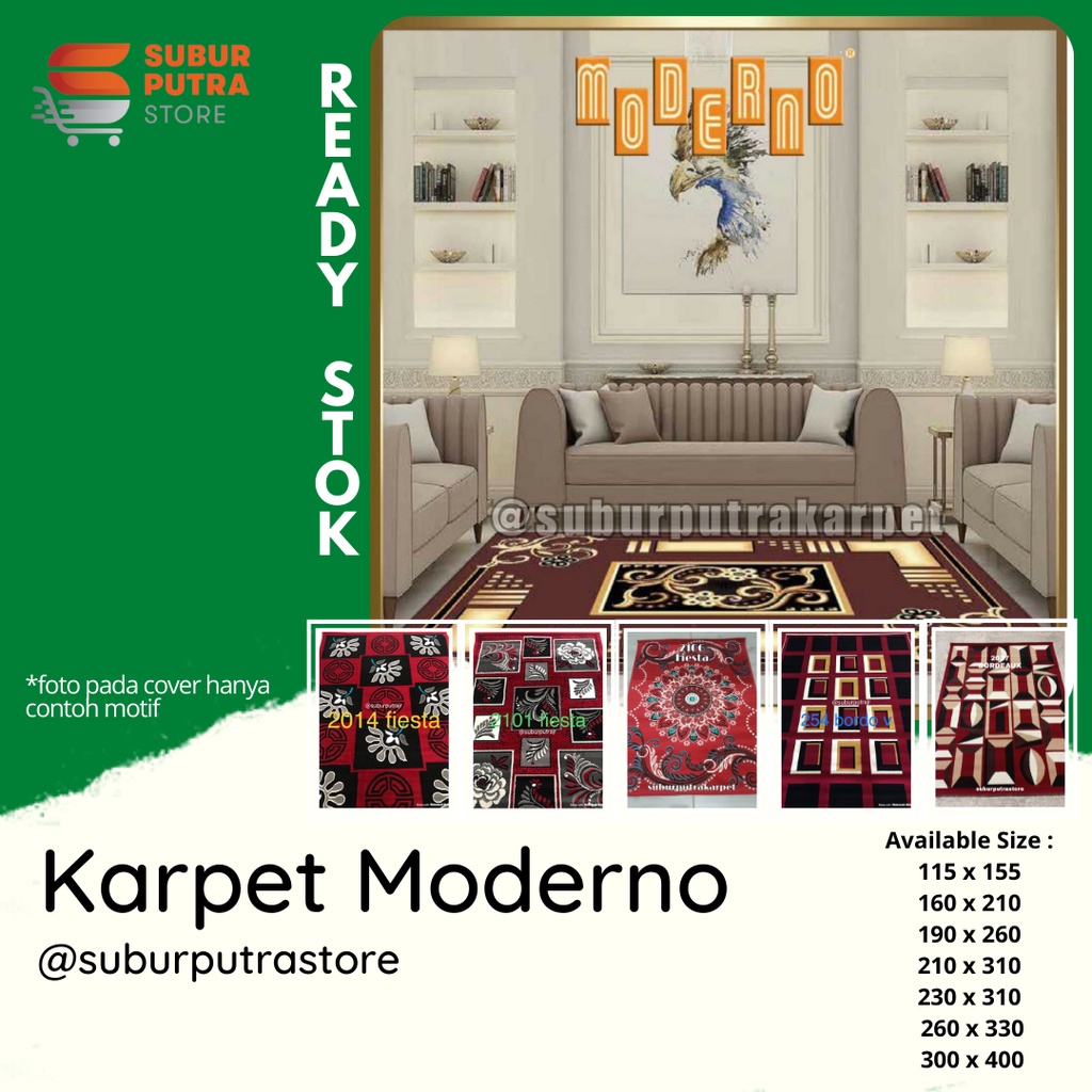 Jual Karpet Moderno VARIAN 160 x 210cm | Shopee Indonesia