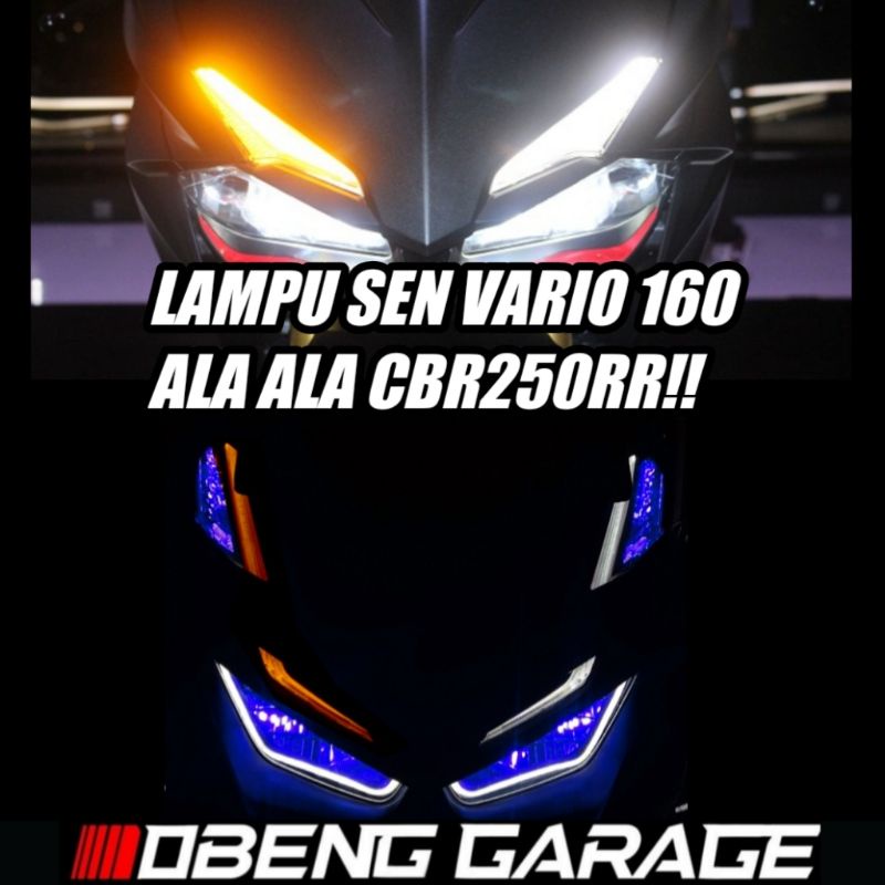 Jual DRL SEIN VARIO 160 MODEL CBR250RR, LAMPU SENJA DAN SEN MIRIP CBR ...