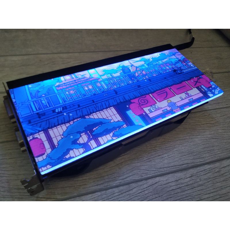 Jual backplate vga anime custom gambar led rgb | Shopee Indonesia