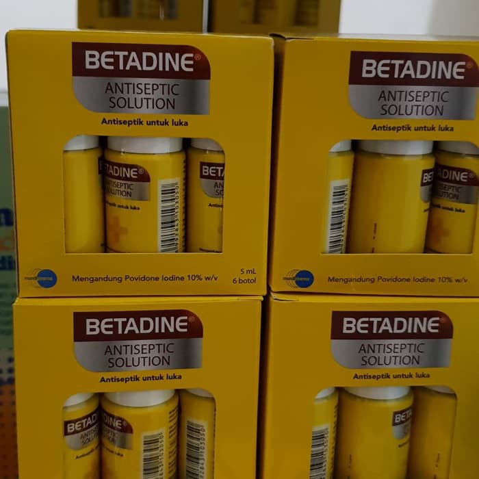 Jual Betadine solution 5 ml 5ml betadin antiseptik 5ml | Shopee Indonesia