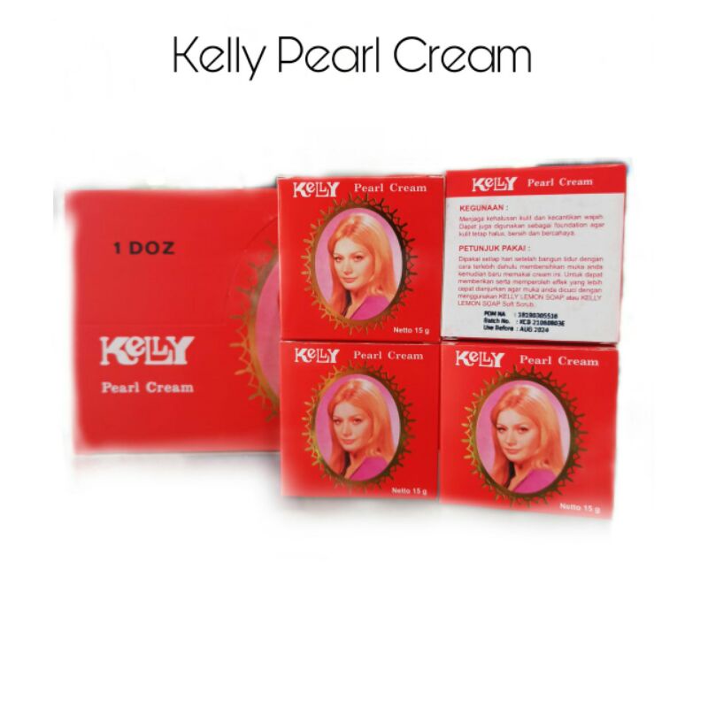Jual KELLY PEARL CREAM / CREAM WAJAH / CREAM PENCERAH | Shopee Indonesia