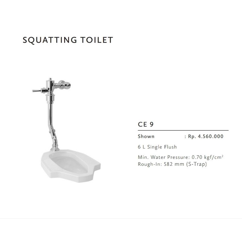 Jual Closet Toto CE9 / Kloset Toto CE 9 / Closet Jongkok Toto CE 9 | Shopee Indonesia