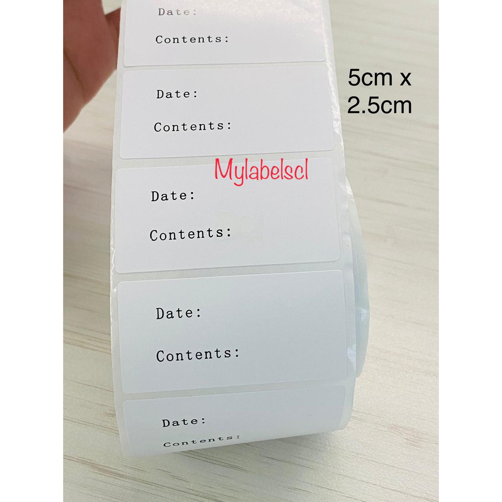 Jual Stiker Label Sticker Putih Kulkas Refrigerator Fridge Freezer ...