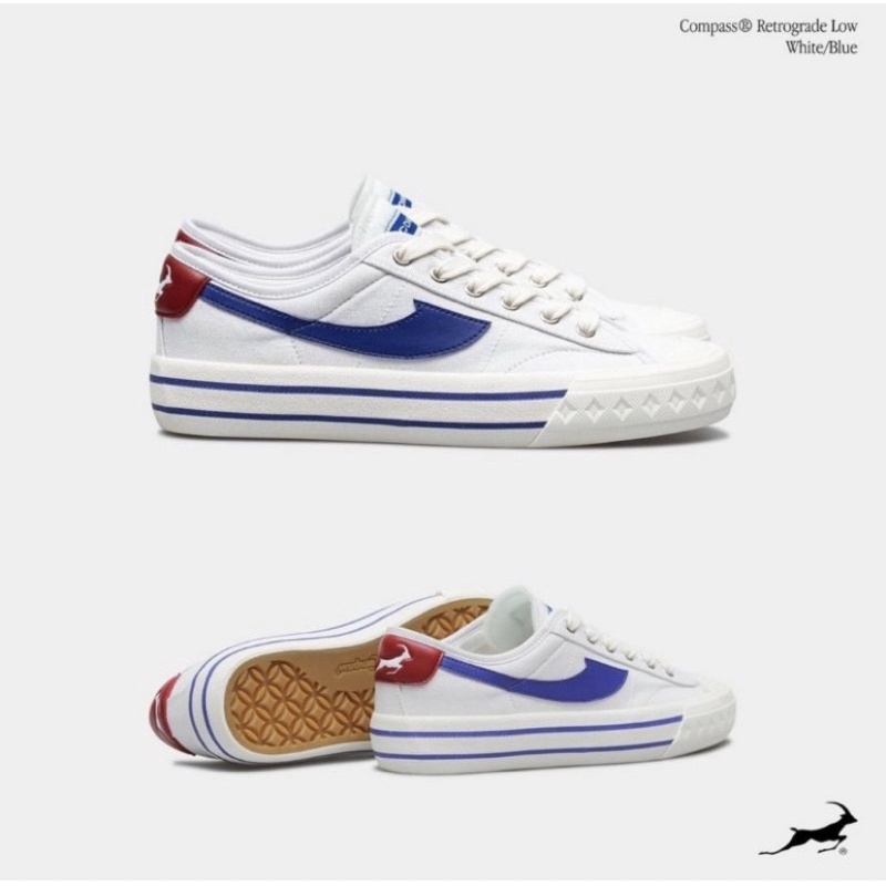 Jual [ ORIGINAL 100% ] SEPATU COMPASS RETROGRADE LOW WHITE BLUE ...