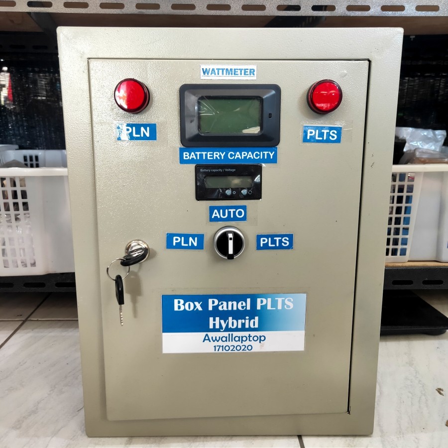 Jual Box PLTS dan PLTA microhydro 400w box panel otomatis 3000W ATS ...
