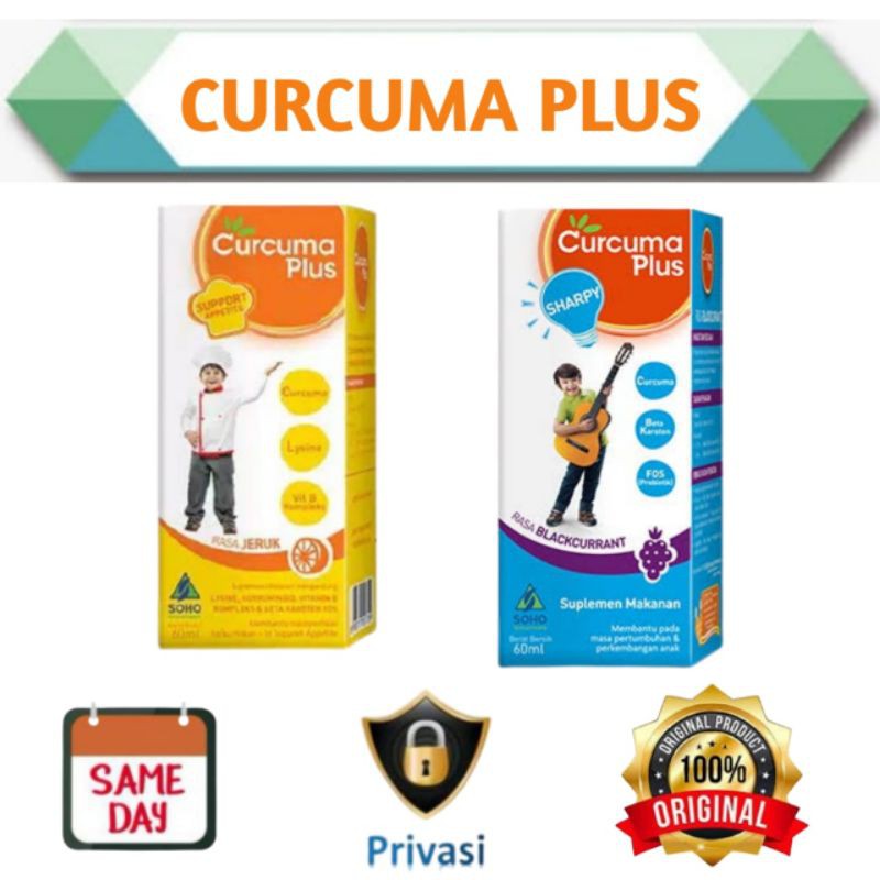 Jual Curcuma Plus Lysine Sharpy Syrup 60 ml | Shopee Indonesia