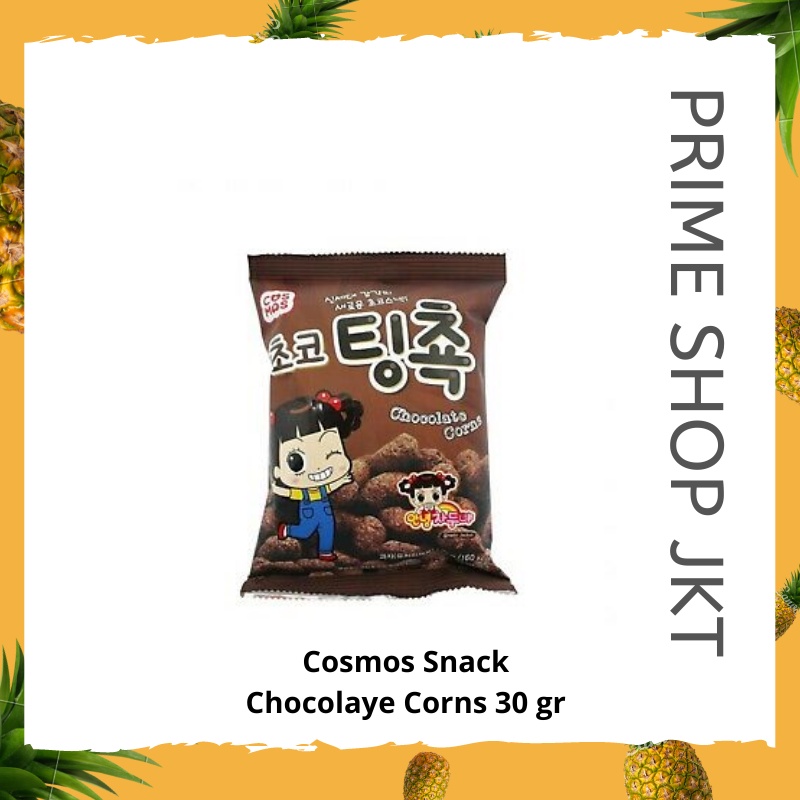 Jual Cosmos Snack Korea Chocolate Corns 30gr Makanan Ringan Jagung ...