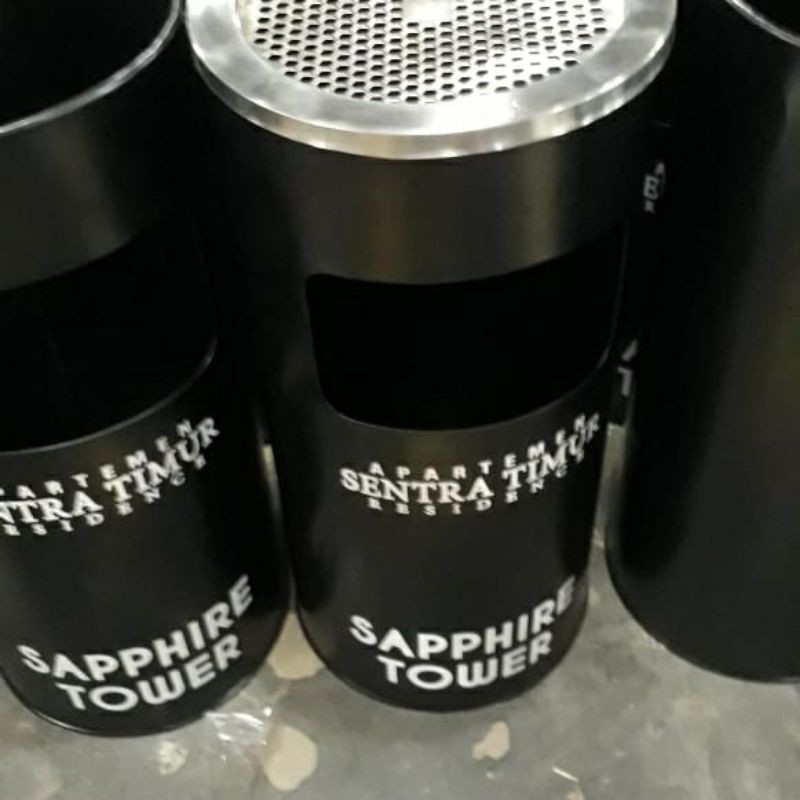 Jual tempat sampah asbak standing ashtray like krisbow | Shopee Indonesia