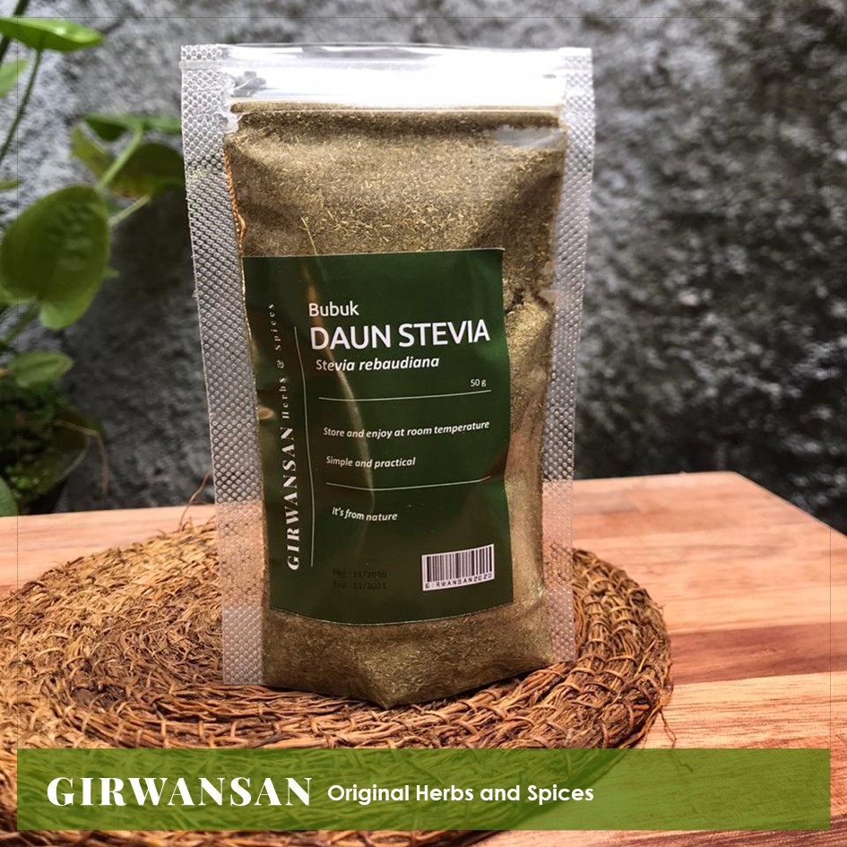 Daun Stevia Bubuk Murni Original Grade A Pengganti Gula Anti Diabetes ...