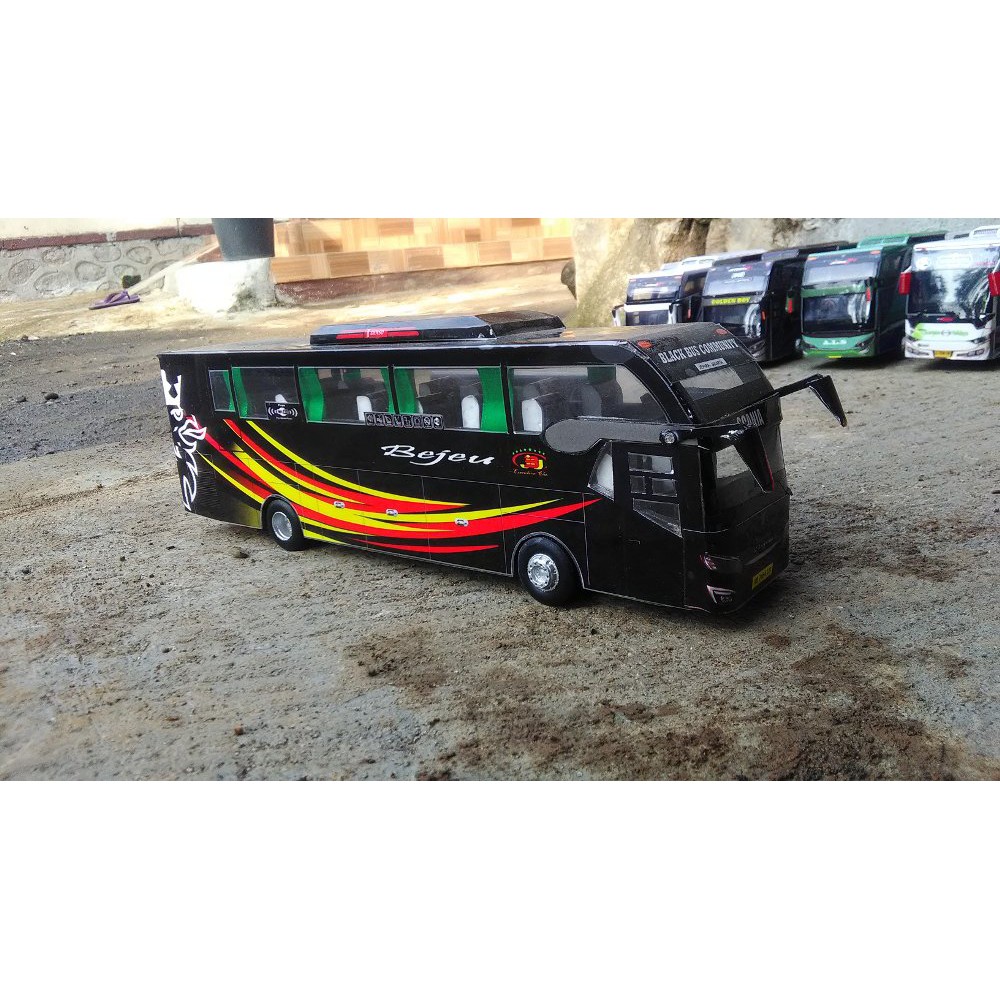 Jual Miniatur Bus Bejeu | Miniatur Bus Full Lampu | Miniatur Bis ...