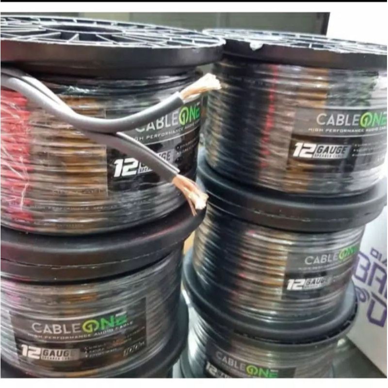 Jual Cable One Kabel Speaker Audio 12 Awg harga per Roll | Shopee Indonesia