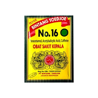 Jual Bintang Toedjoe Puyer No.16 1 Pack (12 Sachet) Indonesia|Shopee ...