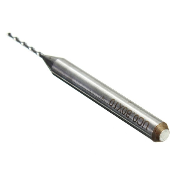 Jual mata bor micro carbide drill 0.8mm mata bor PCB CNC brand UNION ...