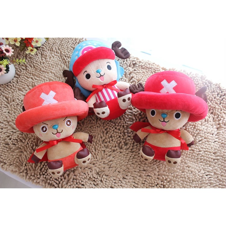 Jual baby toys chopper one piece plush toy anime tony tony chopper ...