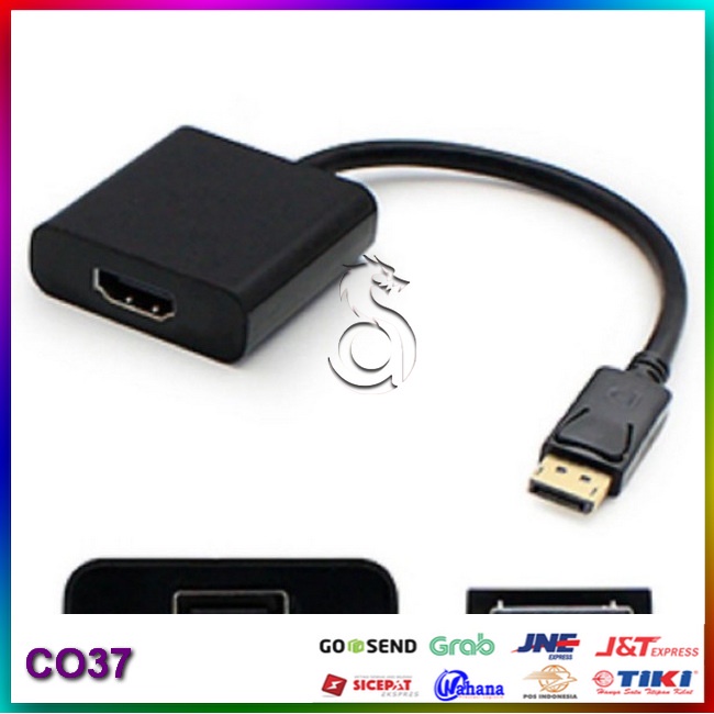 Jual Converter Cable Dp Displayport To Hdmi Adapter | Shopee Indonesia