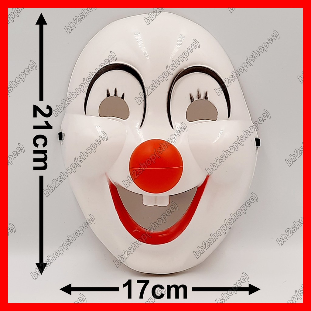 Jual Topeng Badut Hidung Merah Lucu Red Nose Clown Mask Plastik Cosplay ...