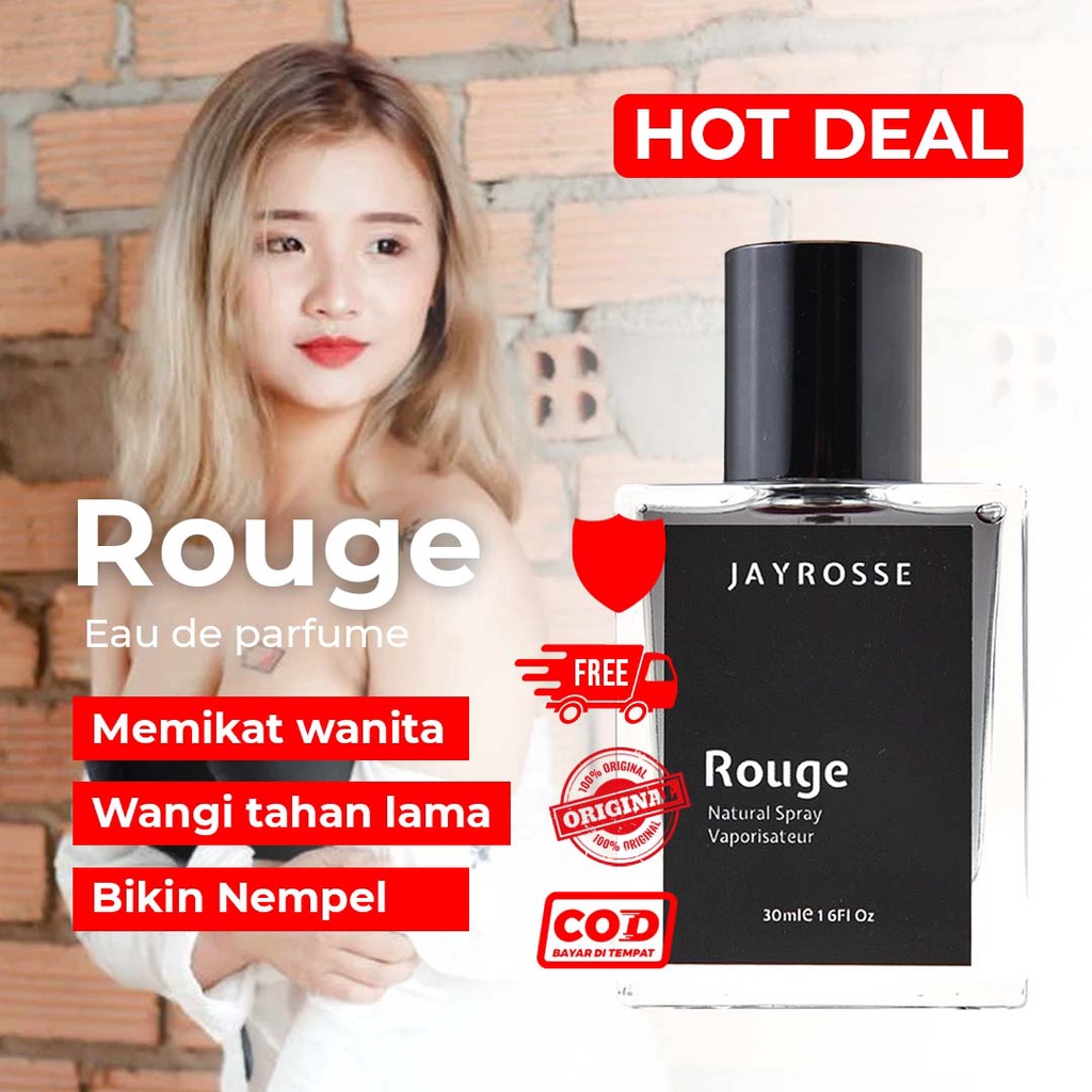 Jual Jayrosse Perfume Rouge 30ml Parfum Pria Wangi Kalem Minyak Wangi ...