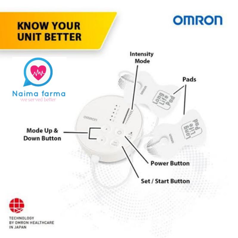 Jual pulse massager Omron Hv-f013 / electronic nerve simulator Omron / Omron alat pijat elektrik ...