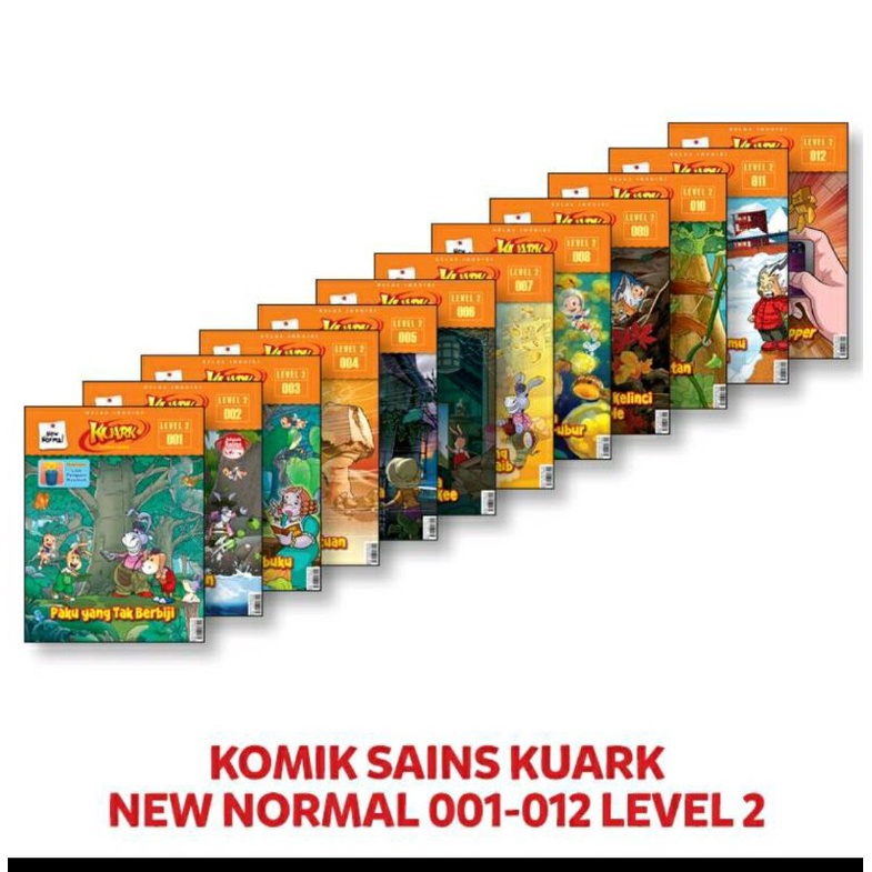 Jual Komik Sains Kuark New normal ed 1-12 level. 2 kelas 3-4 SD | Shopee Indonesia