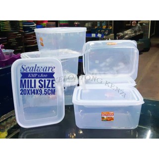 Jual Toples Merk Mutiara/Tempat Makan /Kotak 1800 ml /Toples Bening Sealware KMP 1.800 ml ...