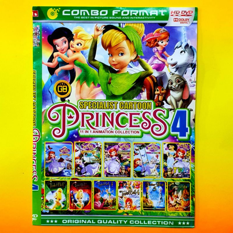 Jual Video Film Anak Princess Movie Collection - Filem Animasi Kartun ...