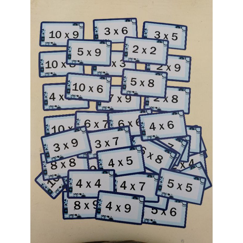 Jual Kartu perkalian / flash card perkalian Indonesia|Shopee Indonesia