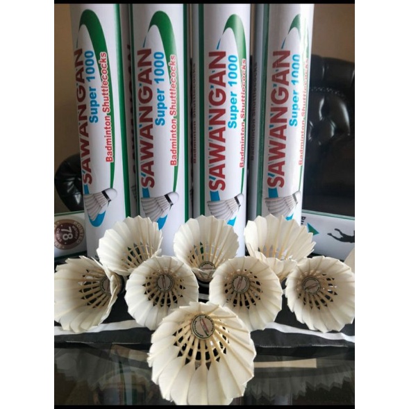 Jual Shuttlecock/ Kok Bulutangkis/ Badminton Merk SAWANGAN Super 1000 ...