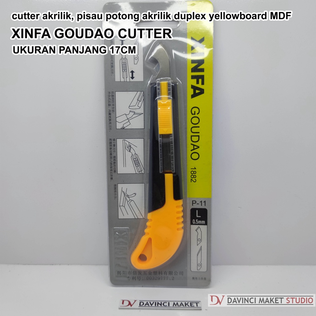 Jual Cutter Akrilik MDF PVC ABS Mika Yellow Board Duplex - Cutter ...