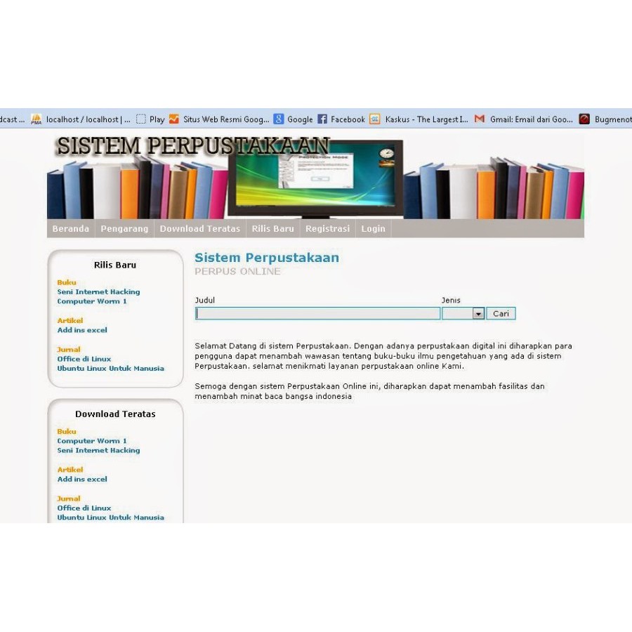 Jual APLIKASI WEB PERPUS DIGITAL LIBRARY (DIGILIB) | Shopee Indonesia