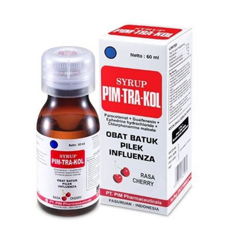 Jual PIM-TRA-KOL SIRUP RASA CHERRY 60ML Indonesia|Shopee Indonesia