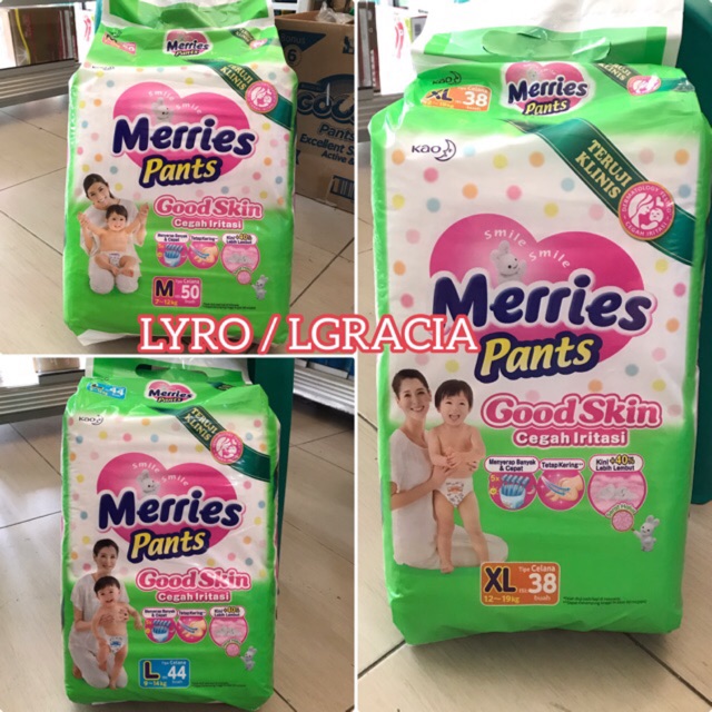 Jual Merries Pants M50 Merries Pants L44 Merries Pants XL38 Merries M50 ...