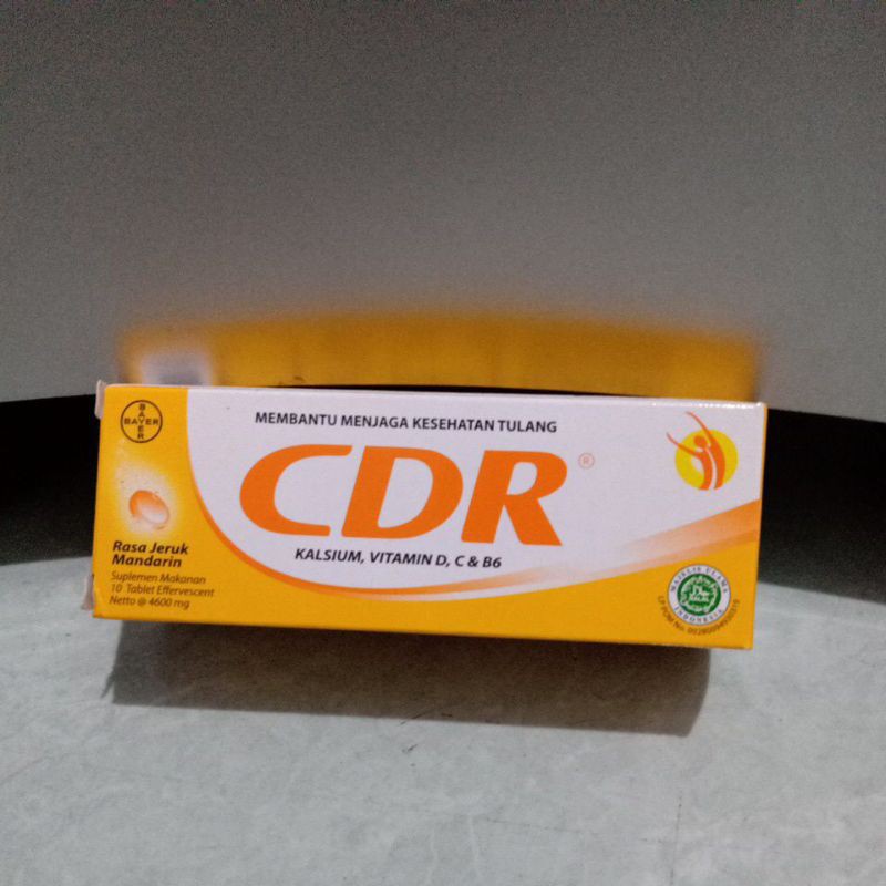 Jual CDR Kalsium,Vitamin D,C & B6 isi 10 tablet - menjaga kesehatan ...