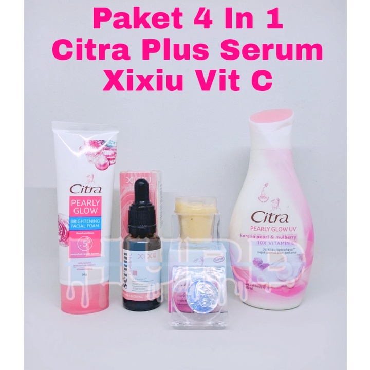 Jual Hurd Store Paket 4 In 1 Facial Foam Citra 50gr - Citra body lotion ...