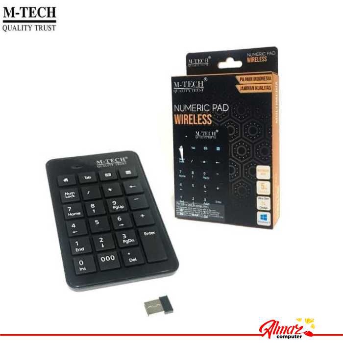 Jual Keyboard Numeric Wireless mtech | Shopee Indonesia