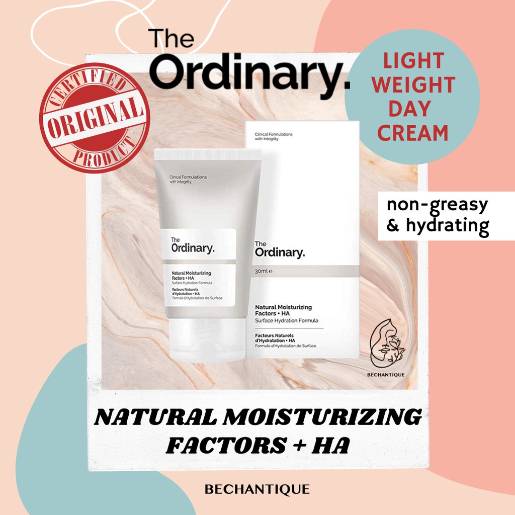 Jual Original THE ORDINARY Natural Moisturizing Factors + HA Day Cream ...