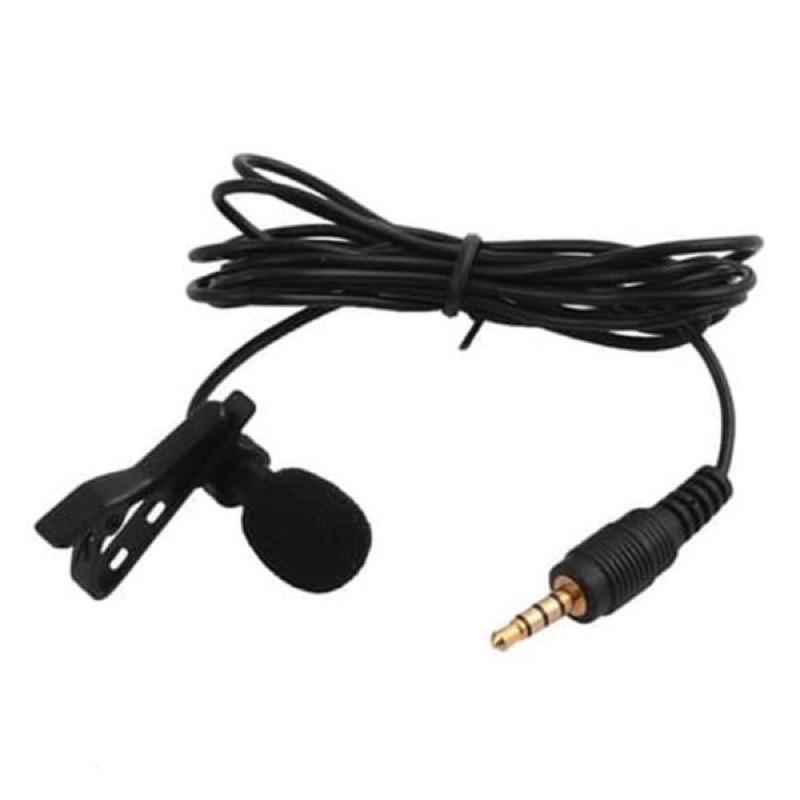 Jual tiktok mic lav/microphone youtuber clip on mic 2garis vlogger ...