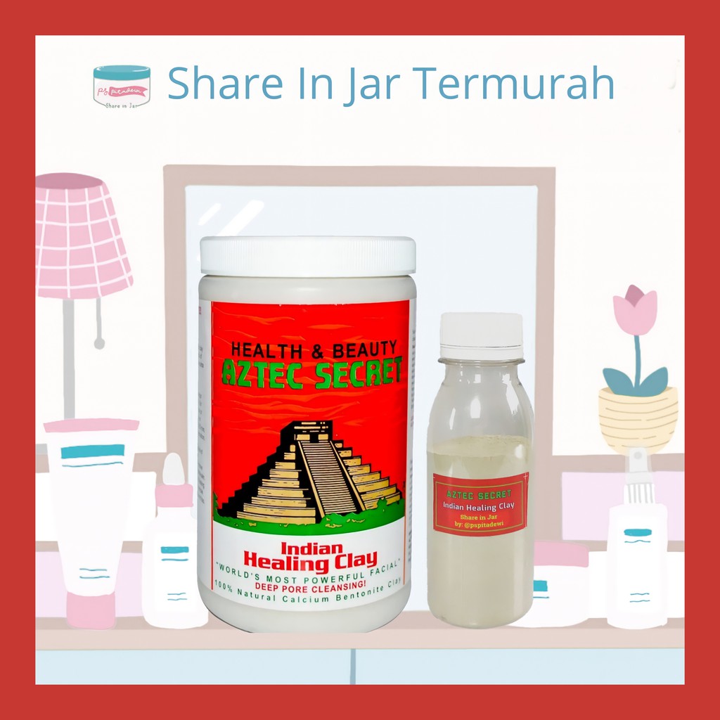 SHARE - AZTEC SECRET INDIAN HEALING CLAY MASK MASKER SHARE IN JAR ...