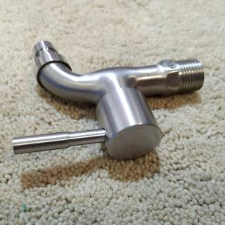 Jual Kran Wudhu Stainless. Keran Air Stenlis. Kran Minimalist. | Shopee ...